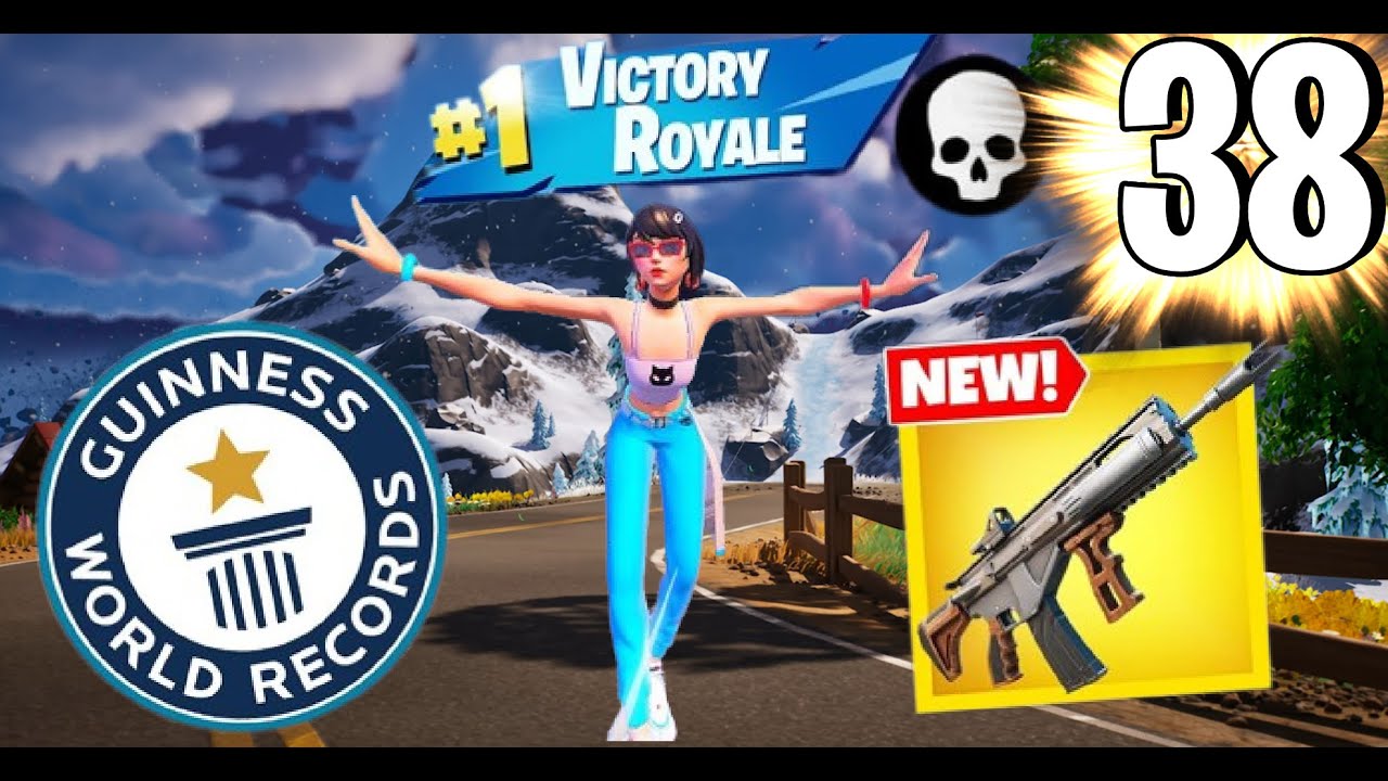 38 Elimination Solo vs Squads WORLD RECORD Win Full Gameplay (Fortnite ...