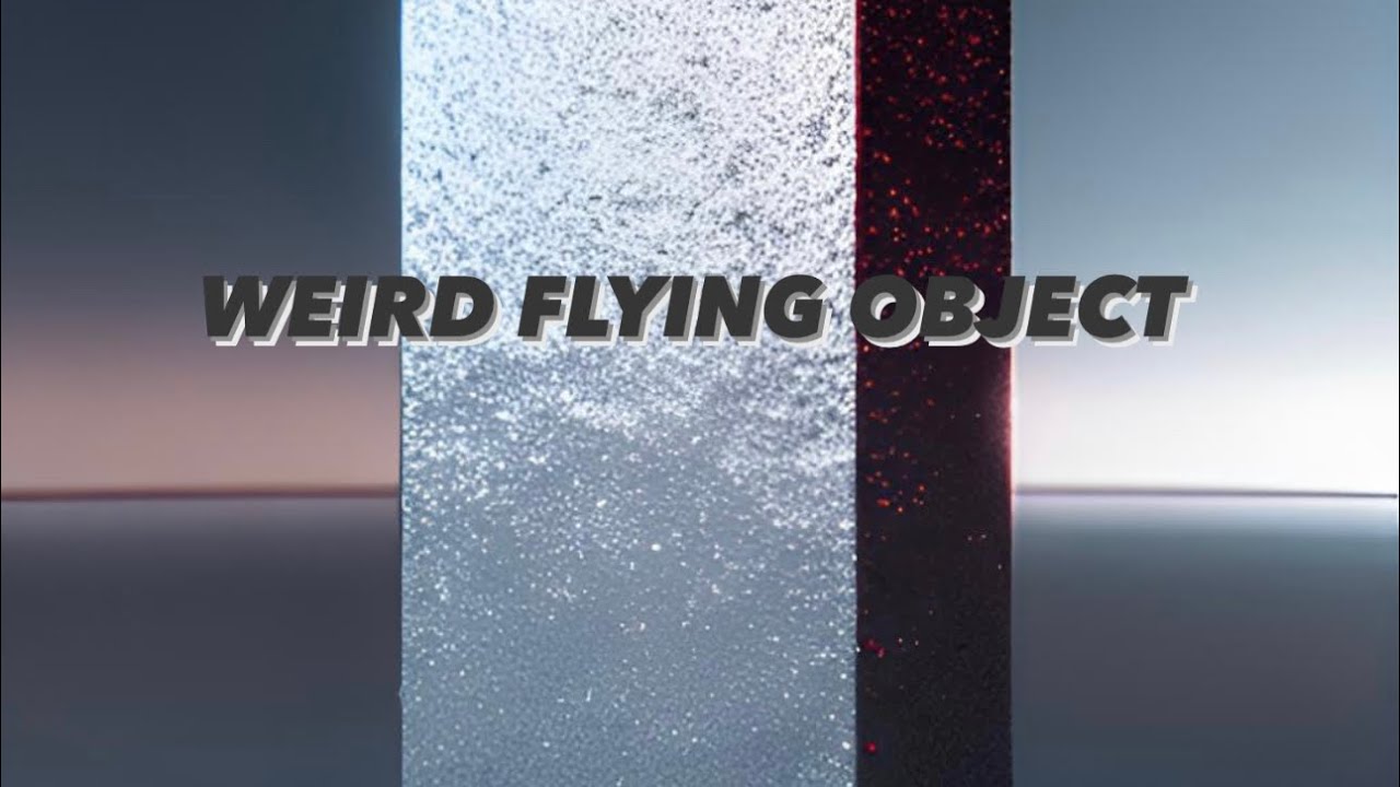 Weird Flying Object - YouTube