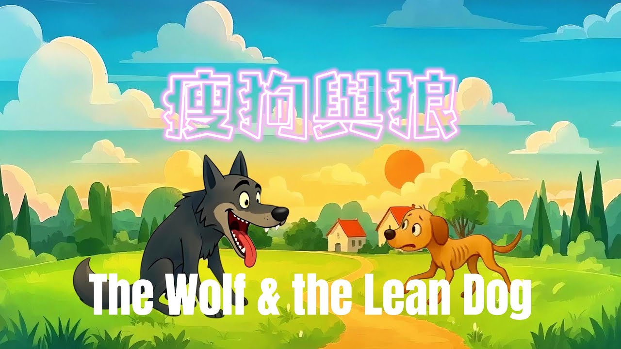 睡前故事：瘦狗與狼(The Wolf & the Lean Dog) #睡前故事 #童話故事 - YouTube