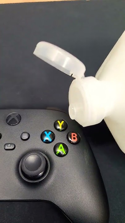 how to clean your sticky buttons on your controller - YouTube
