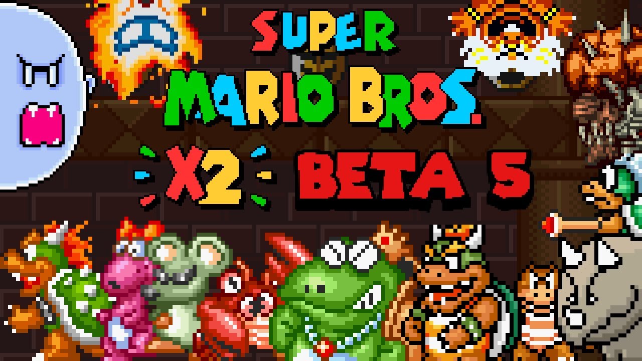 ALL BOSSES IN SUPER MARIO BROS. X (SMBX) BETA 5 [BOSS RUSH] - YouTube