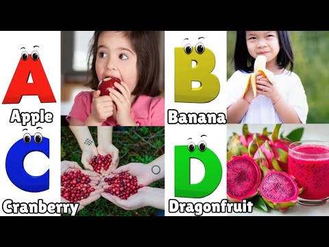 Fruit ABC Song for Toddler | Fruit Alphabet Song for Children | Phonics ...