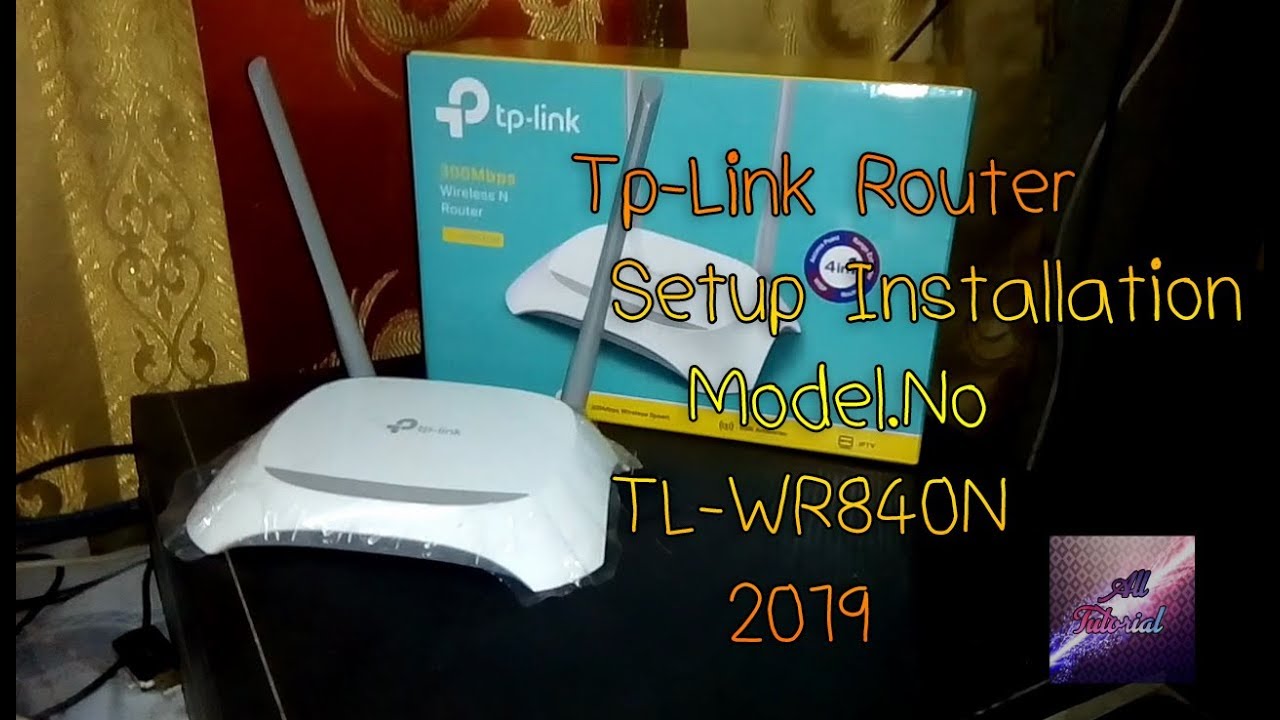 How To TP-Link Setup installation TL-WR840N - YouTube