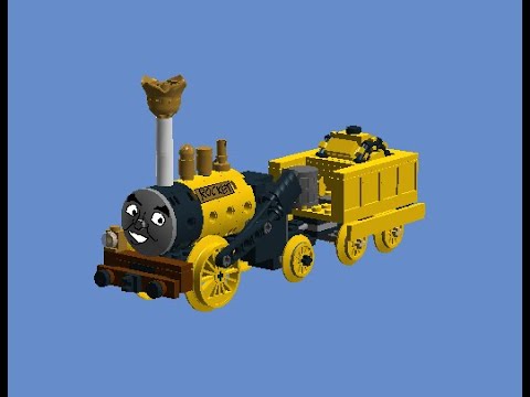 How To Build A Lego Stephen The Rocket Engine (0-2-2) (King Of The ...