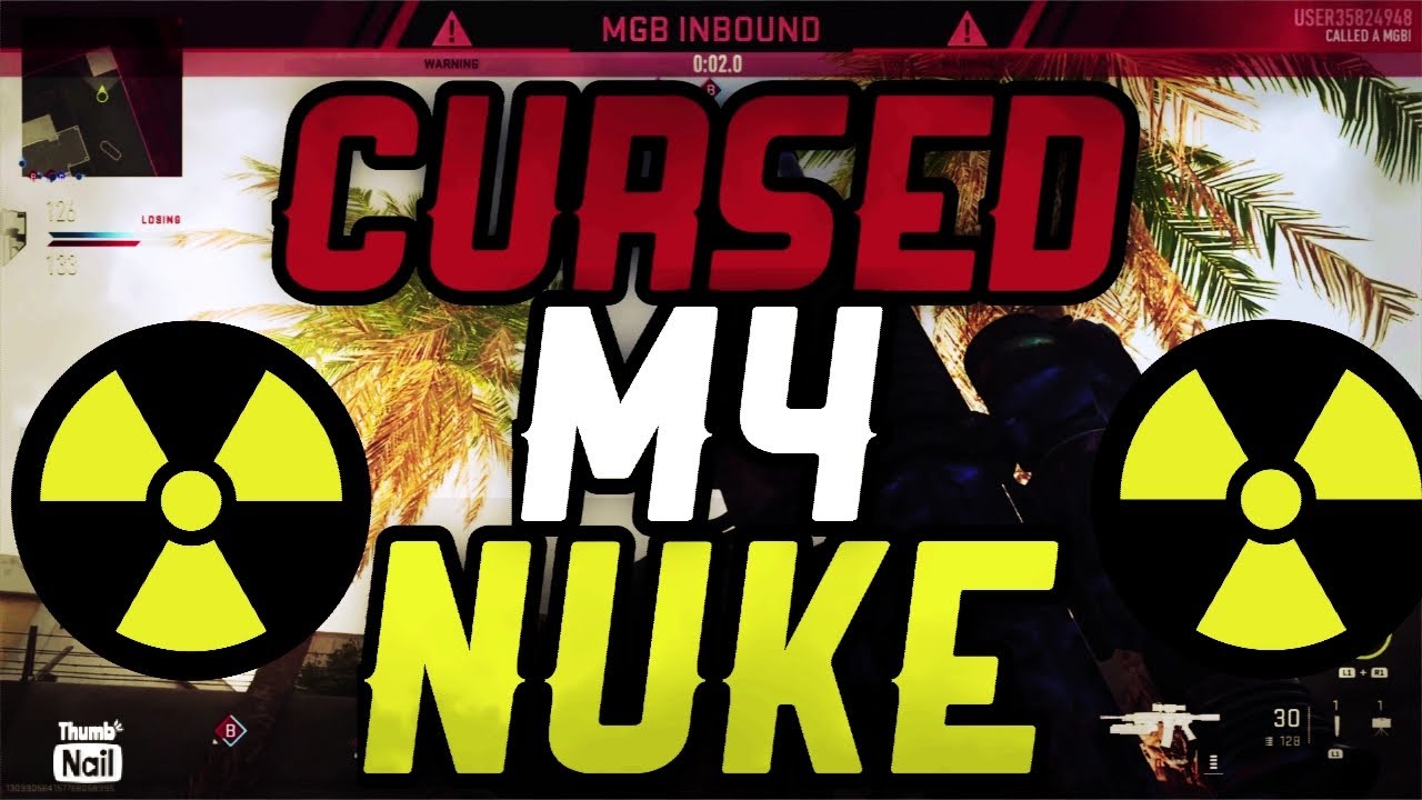MGB NUKE With The CURSED M4 | Modern Warfare 2 | Cursed Guns - YouTube
