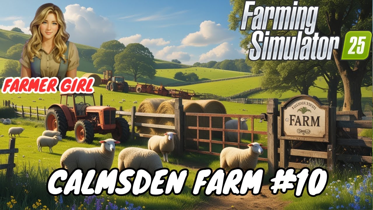 Building A Sheep Farm And Harvesting Green Beans! - Calmsden Farm ...