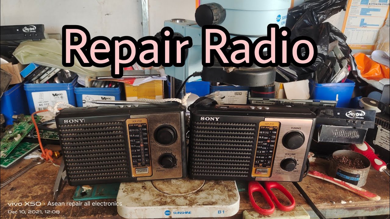 How to repair Radio ជួសជុល វិទ្យុ - YouTube