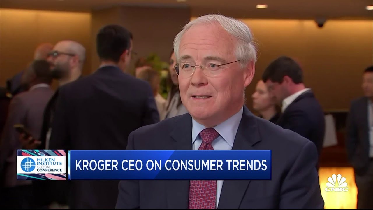 Kroger CEO reflects on how customer spending is adapting to current ...