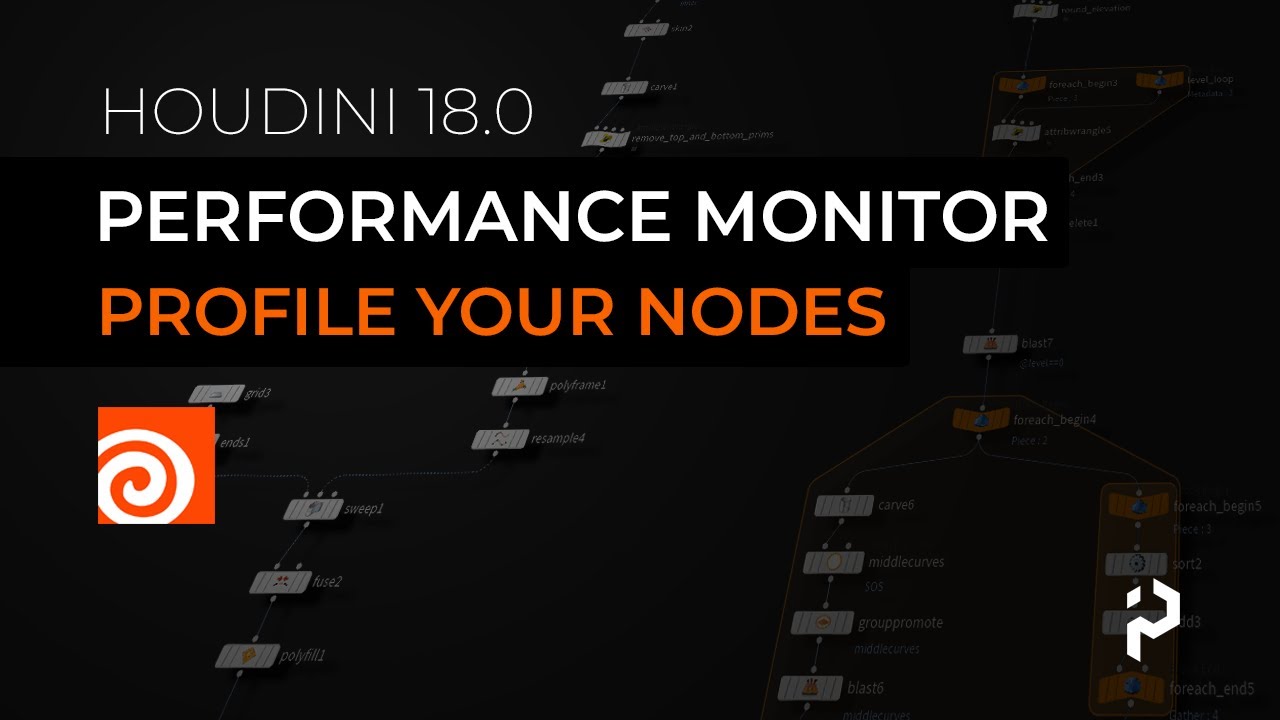 Houdini Basics - Using the Performance Monitor to Profile Nodes - YouTube