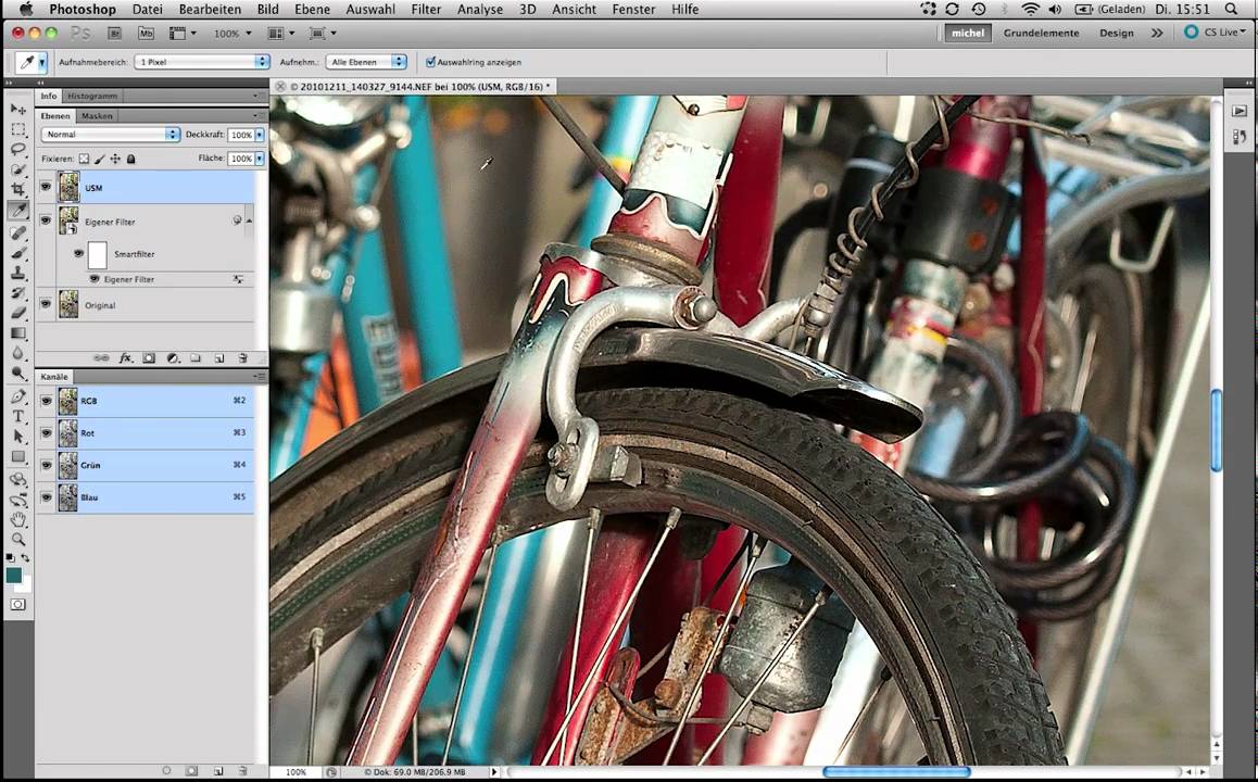 Photoshop CS5: Der sonderbare "Eigene Filter" - YouTube