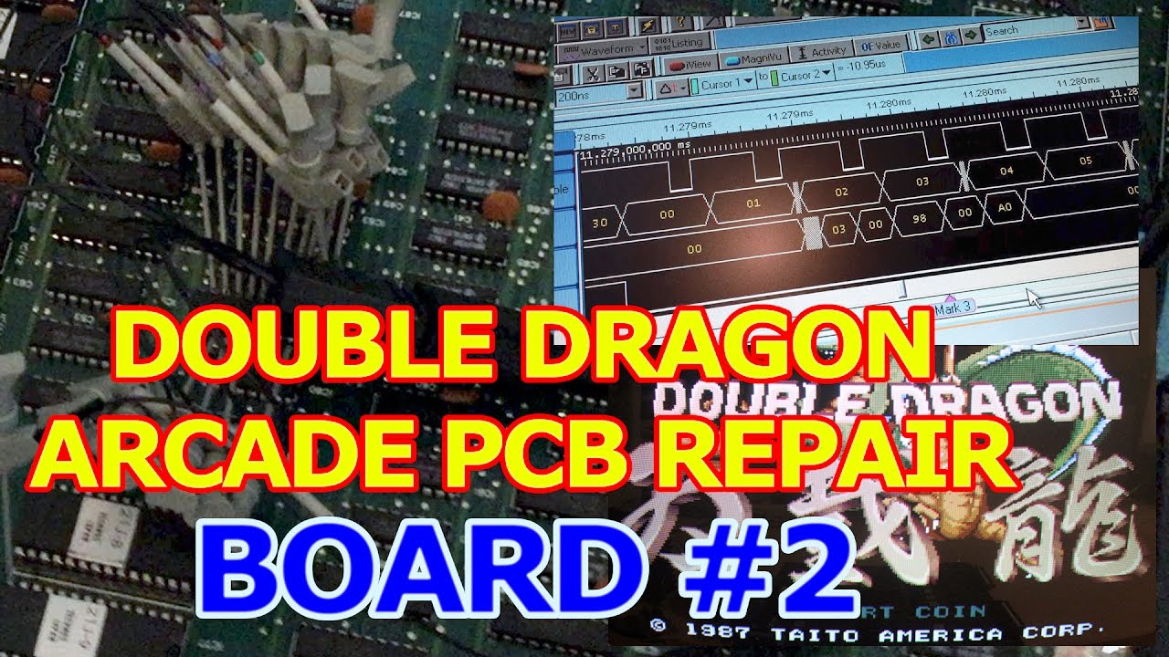 Double Dragon Arcade PCB repair - Board#2 - YouTube