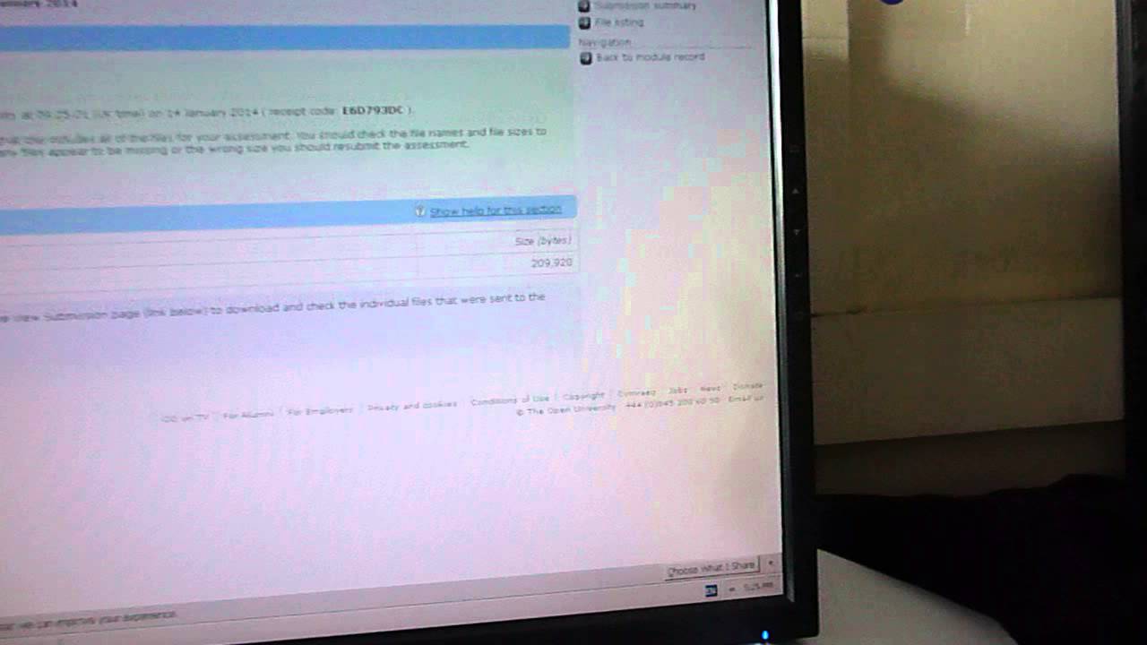 Sending my last Open University EMA - YouTube