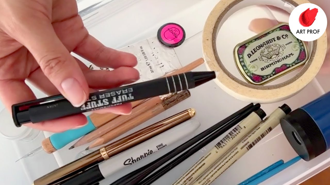 Improve Your Comics with These Inking Tools & Art Supplies - YouTube