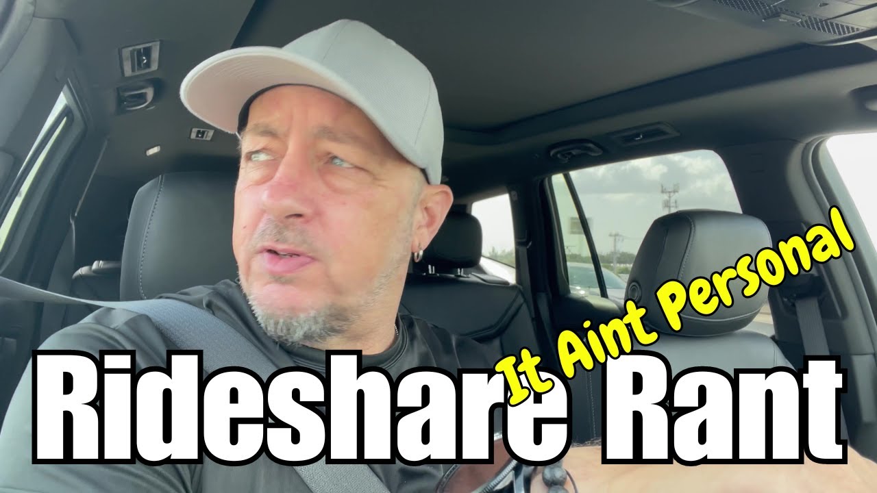 Rideshare Rant, It Aint Personal | Uber Driver Lyft Driver - YouTube