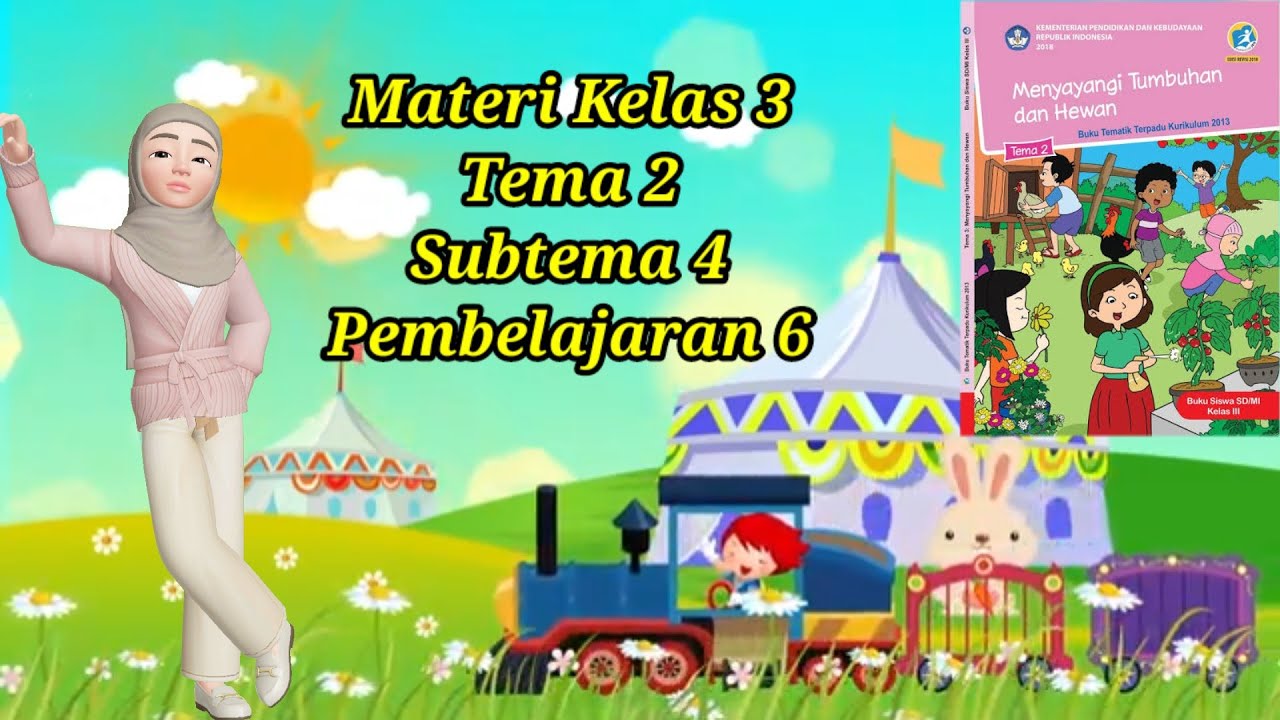 MATERI TEMATIK KELAS 3 SD TEMA 2 SUBTEMA 4 PEMBELAJARAN 6 - YouTube
