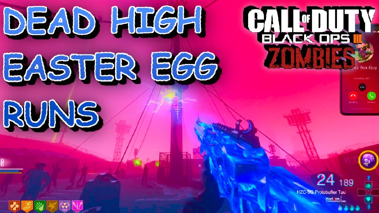 "DEAD HIGH" Easter Egg - BO3 Custom Zombies - YouTube