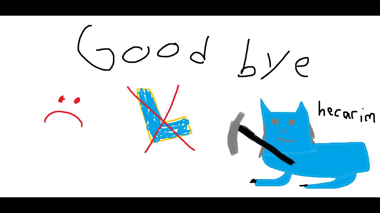 final goodbye to league of legends... - YouTube