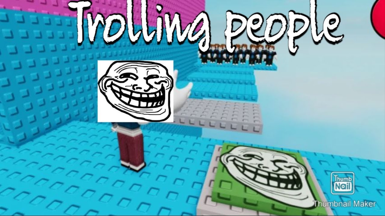 Trolling people in troll iq tower #roblox #thanksforwatching #trollobby ...