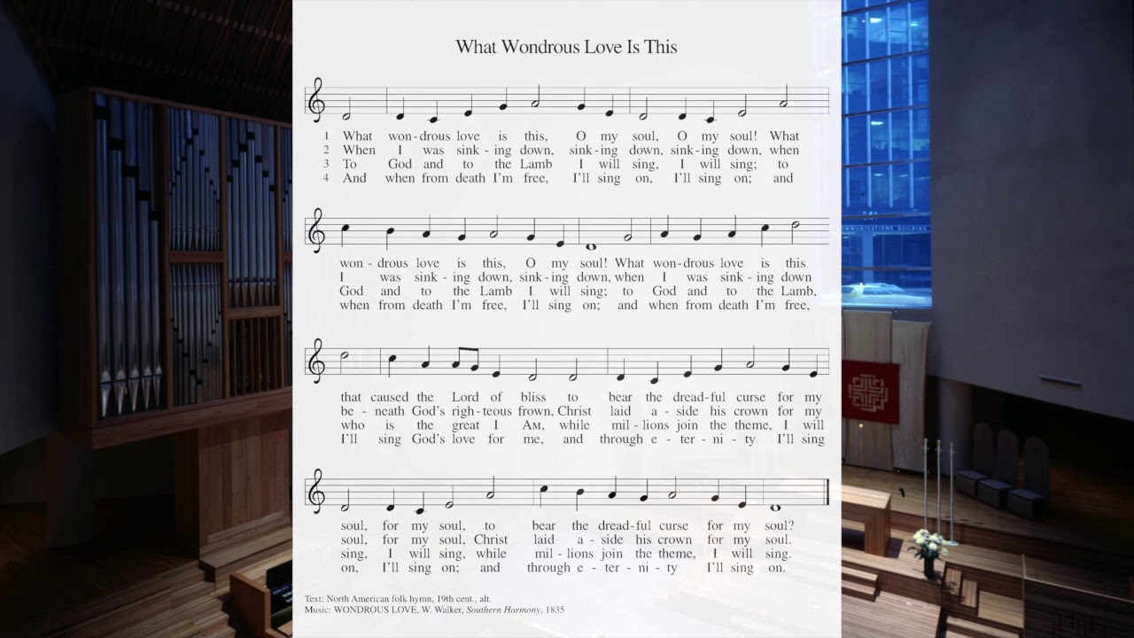 Hymn: What Wondrous Love Is This | Southern Harmony - YouTube