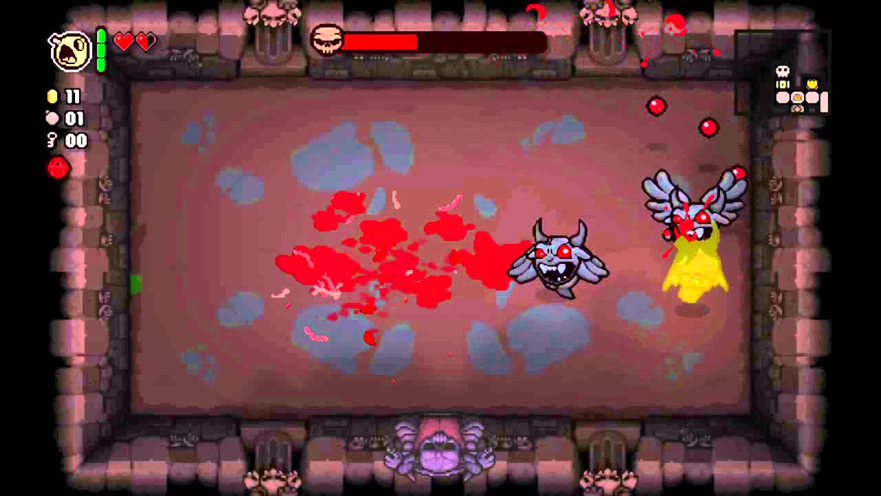 The Binding of Isaac: Rebirth The Fallen Boss Fight - YouTube