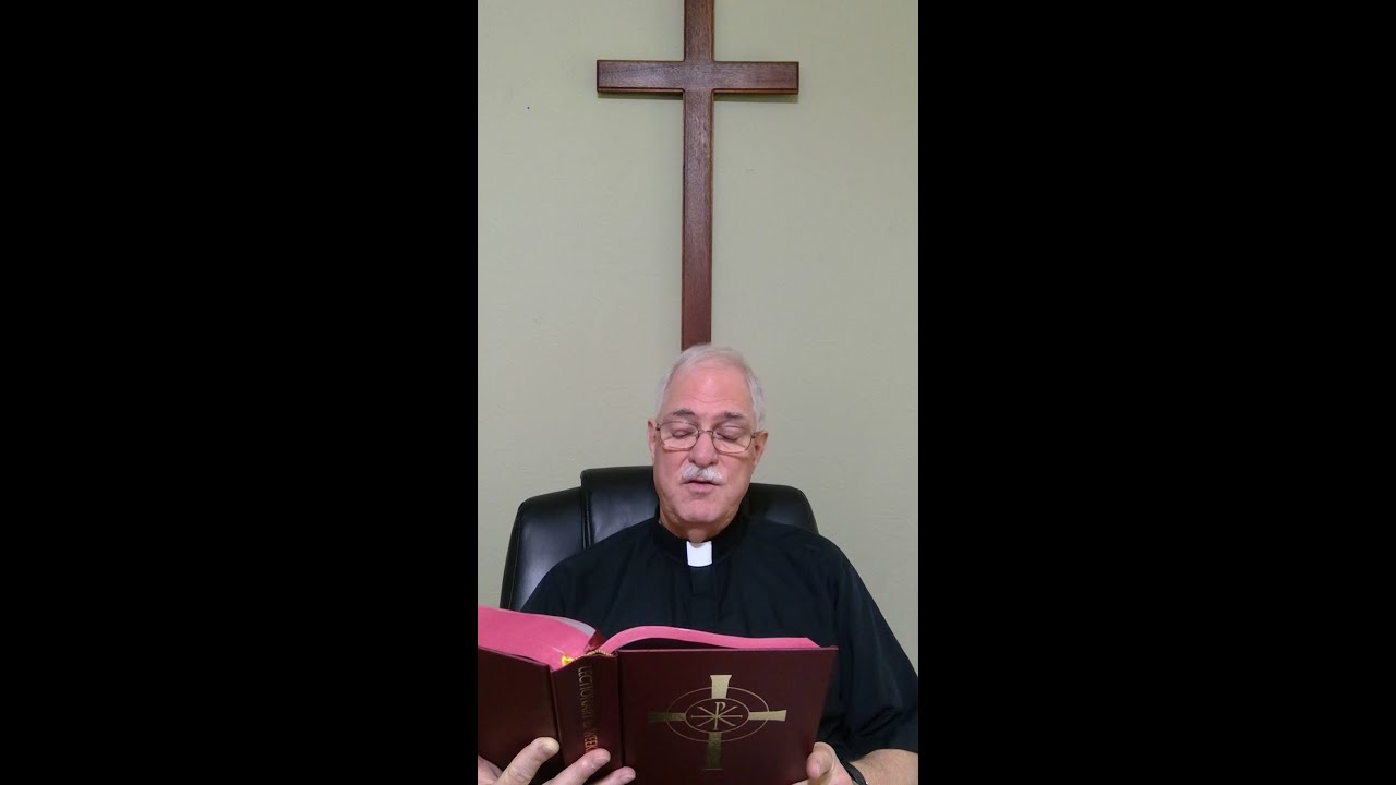 Fr Vincent's reflections on Tuesday of Holy Week - YouTube