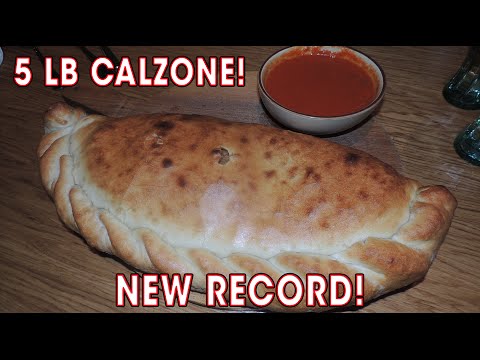 5lb Italian CALZONE Challenge RECORD | Randy Santel
