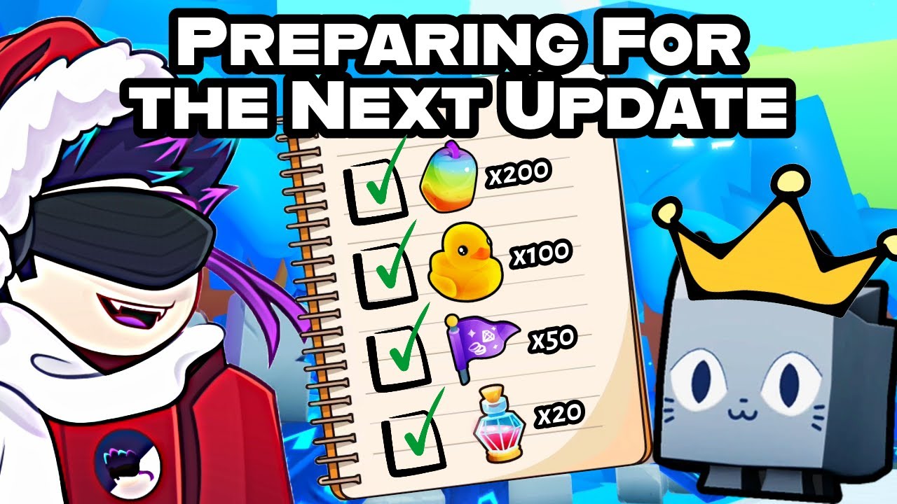 🍎 PREPARING FOR THE NEXT UPDATE IN PET SIMULATOR 99 - YouTube