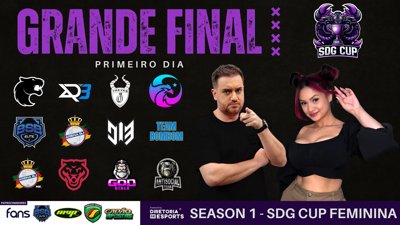 🏆 GRANDE FINAL SDG CUP - FEMININA I DIA 1 I FURIA, GOD, ANTISOCIAL E ...