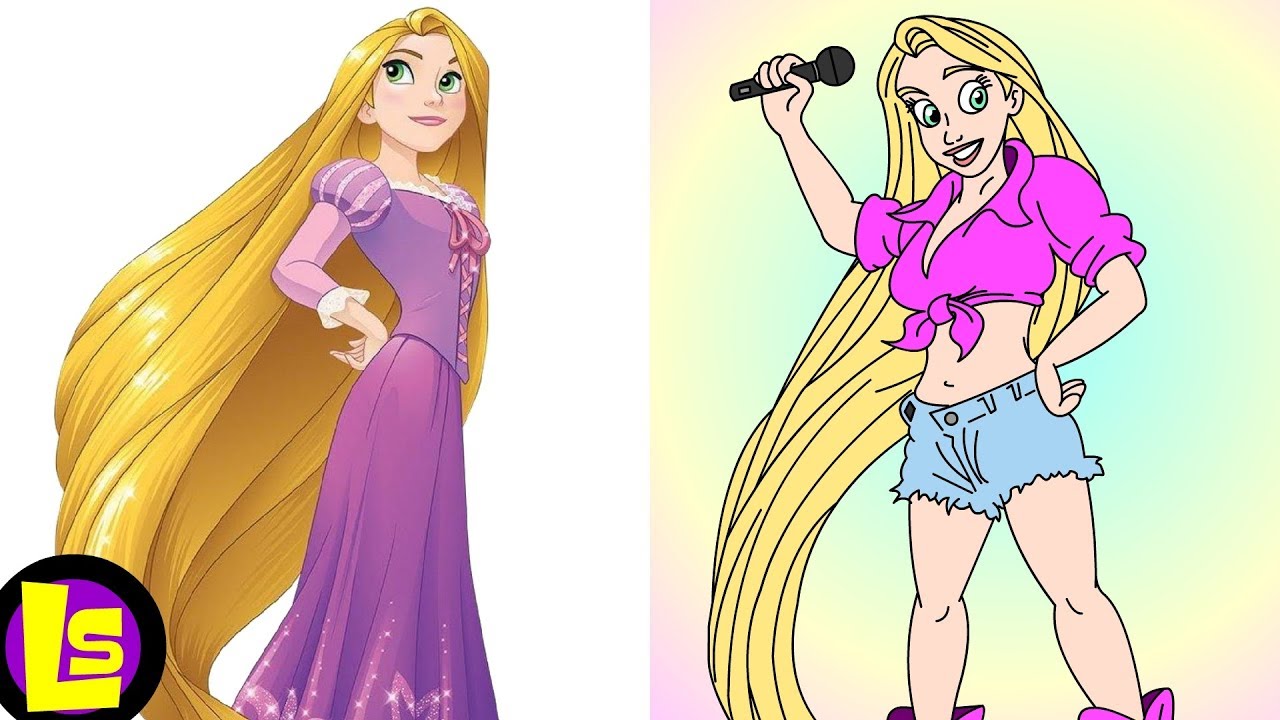 Rapunzel As A Country Popstar - YouTube