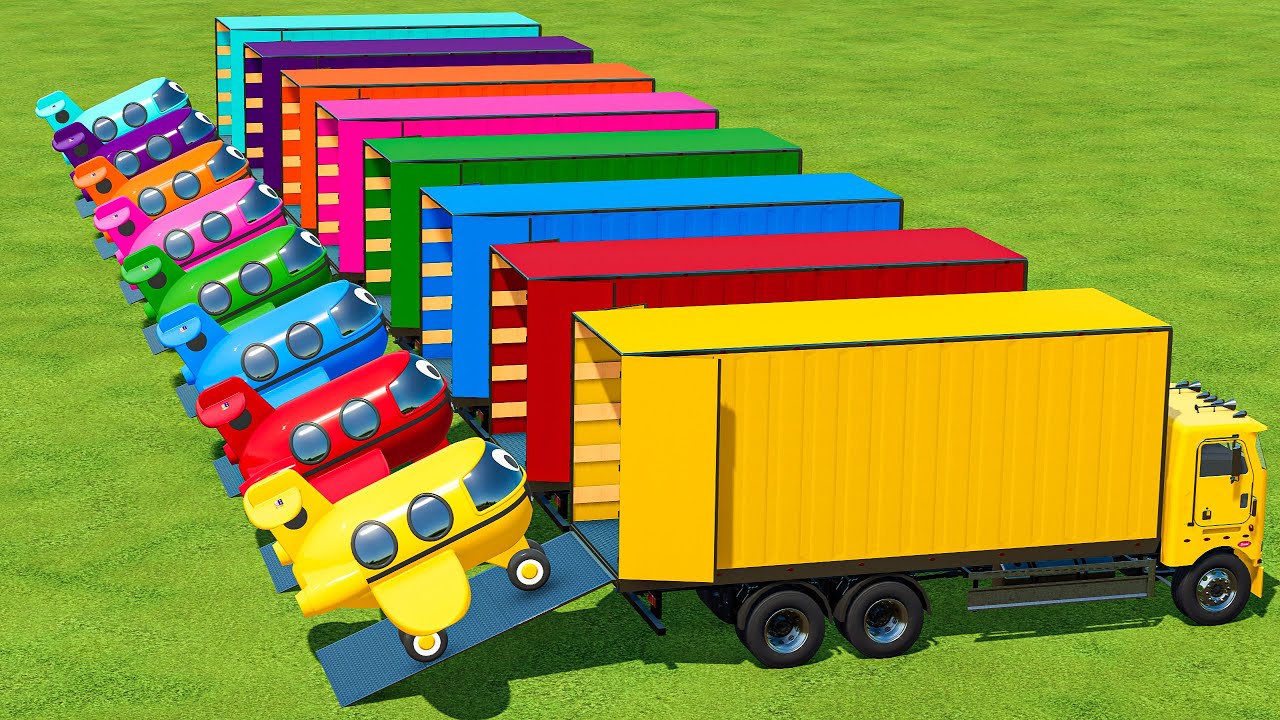 Toy Plane Of Colors | Toy Transporting In Fs22 | Farming Simulator 22 ...