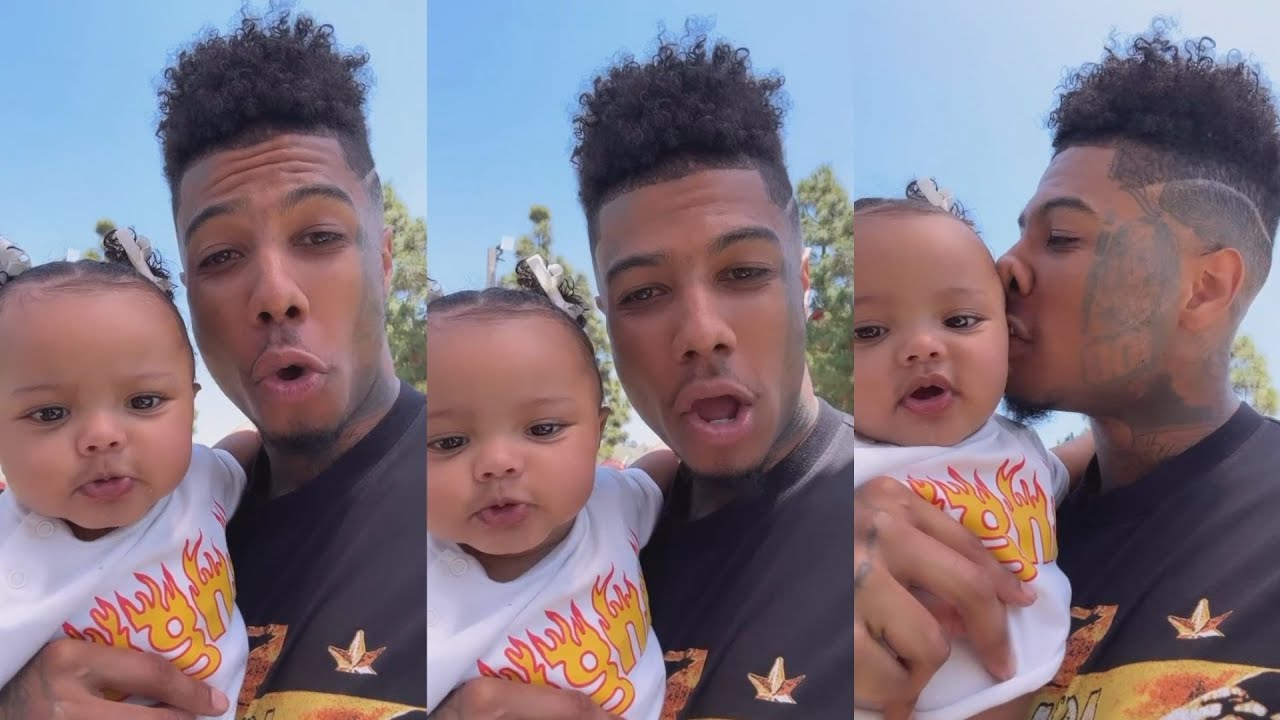 BlueFace Acting Silly To Baby While Holding Her🤣🤣🤣😂😂😂 - YouTube