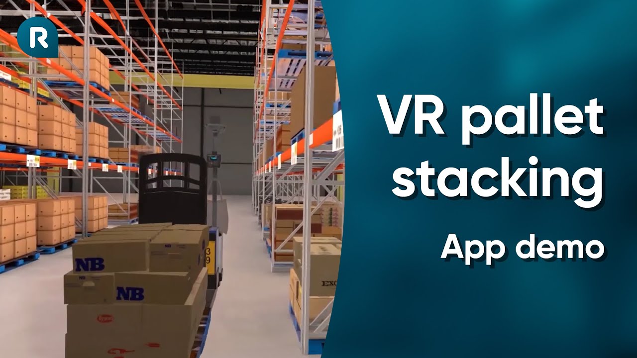 Virtual Reality Training Demo: Pallet Stacking - YouTube