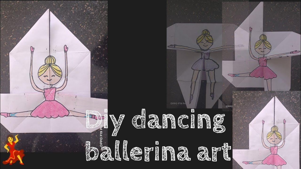 Diy dancing ballerina craft|how to make dancing ballerina|No glue|Nahan ...
