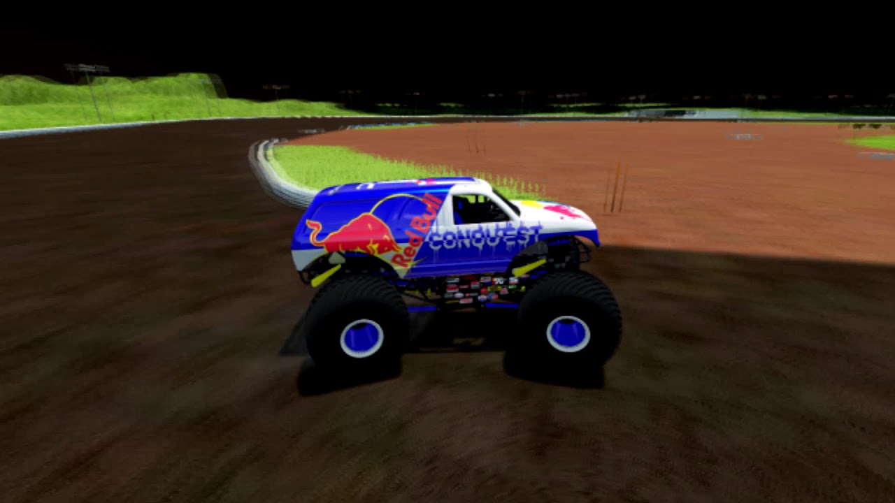 BeamNG Monster Jam: Red Bull Conquest Freestyle @ Bridgeport Custom ...
