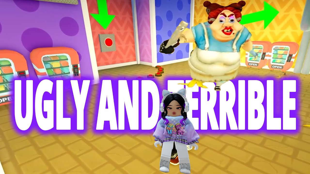 SCARY ESCAPE EVIL LUNCH LADY! Obby - ROBLOX - YouTube