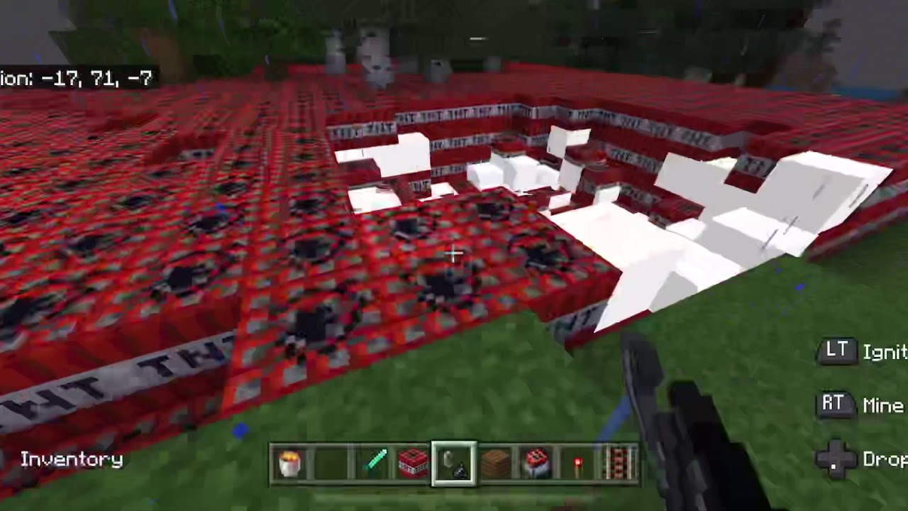 Minecraft TNT Glitch - YouTube