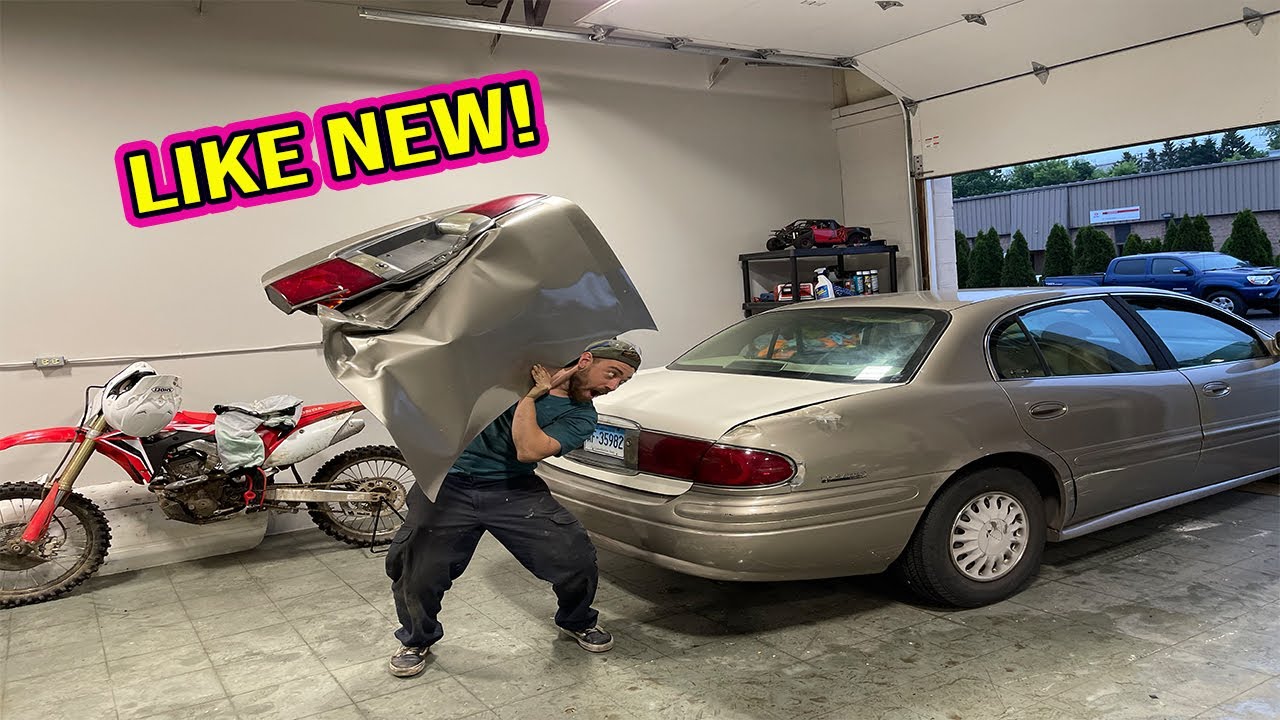 Taking My Grandpa To The Shop, Brian Fixing His TOTALED Car! - YouTube