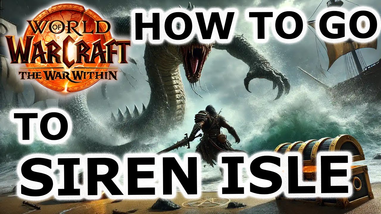 How to get to Siren isle WoW - YouTube