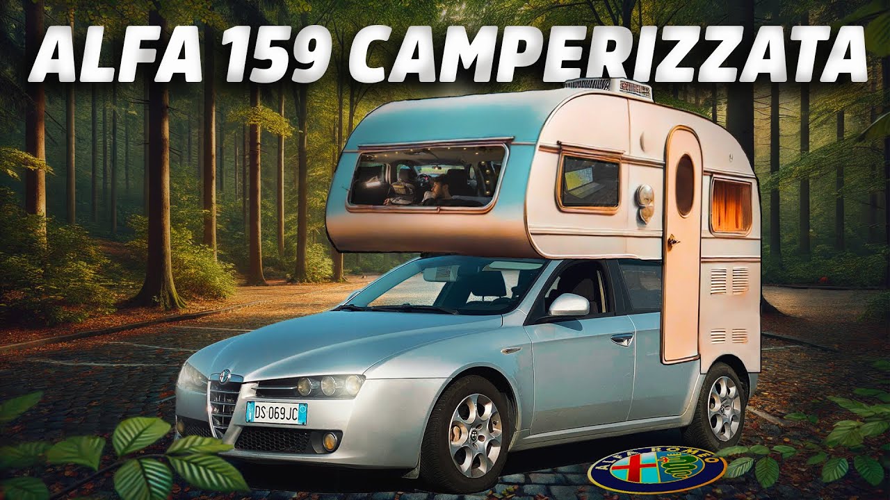 HO CAMPERIZZATO L' ALFA ROMEO 159 - YouTube