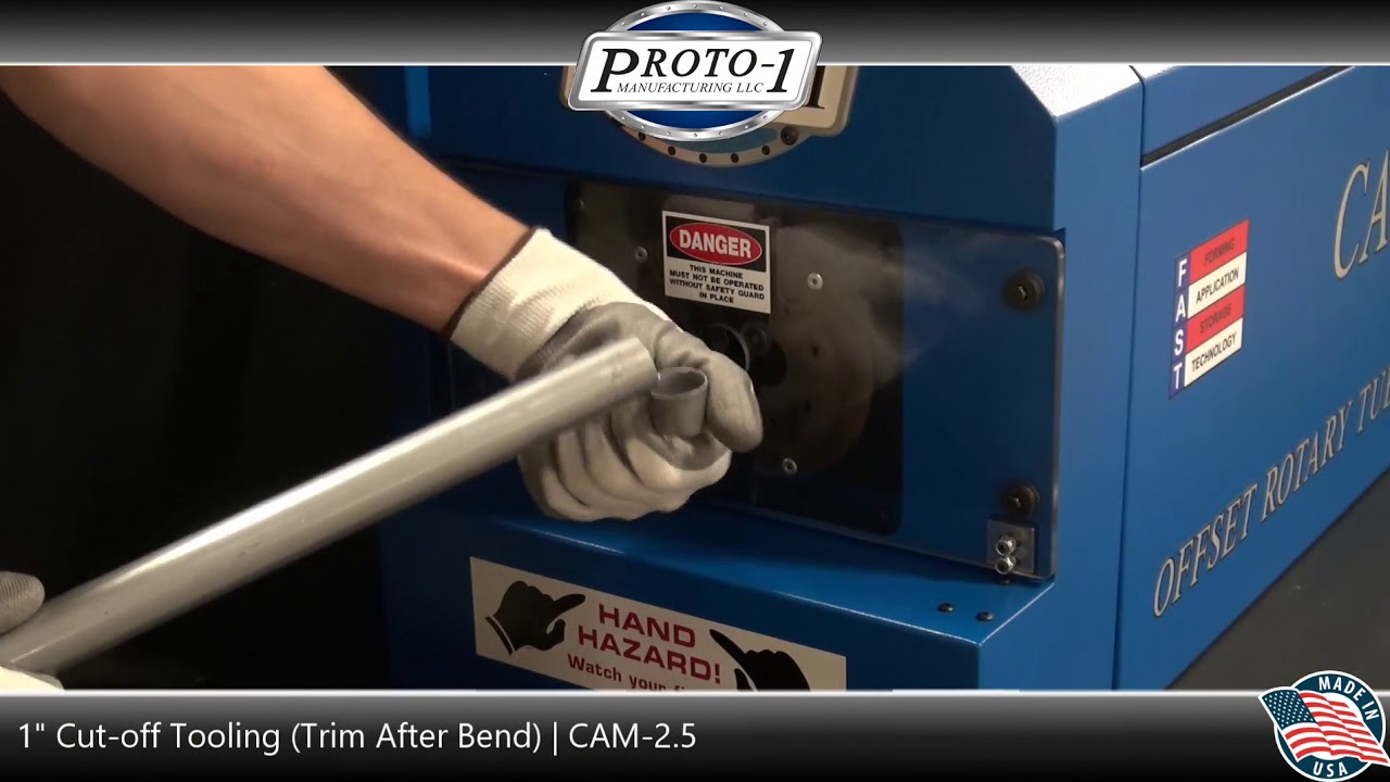 1 Inch Cut off Tooling | CAM-2.5 Tube End Forming Machine - YouTube