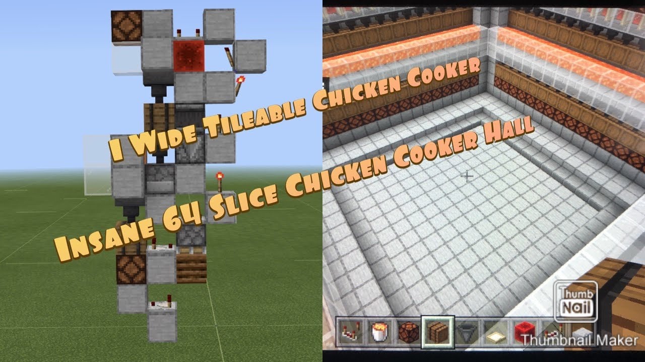 64 Slice Automatic Chicken Cooker Hall | 1 Wide Tileable Chicken Cooker ...