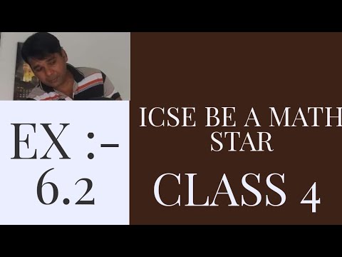 ICSE BE A MATH STAR :- 4 I I Ex :- 6.2 - YouTube