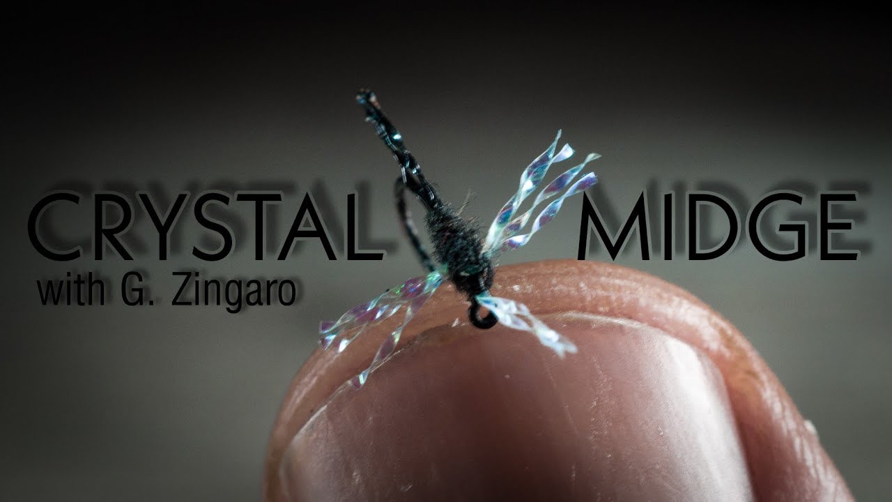 Crystal Midge - Fly Tying with G. Zingaro (4K Video) - YouTube