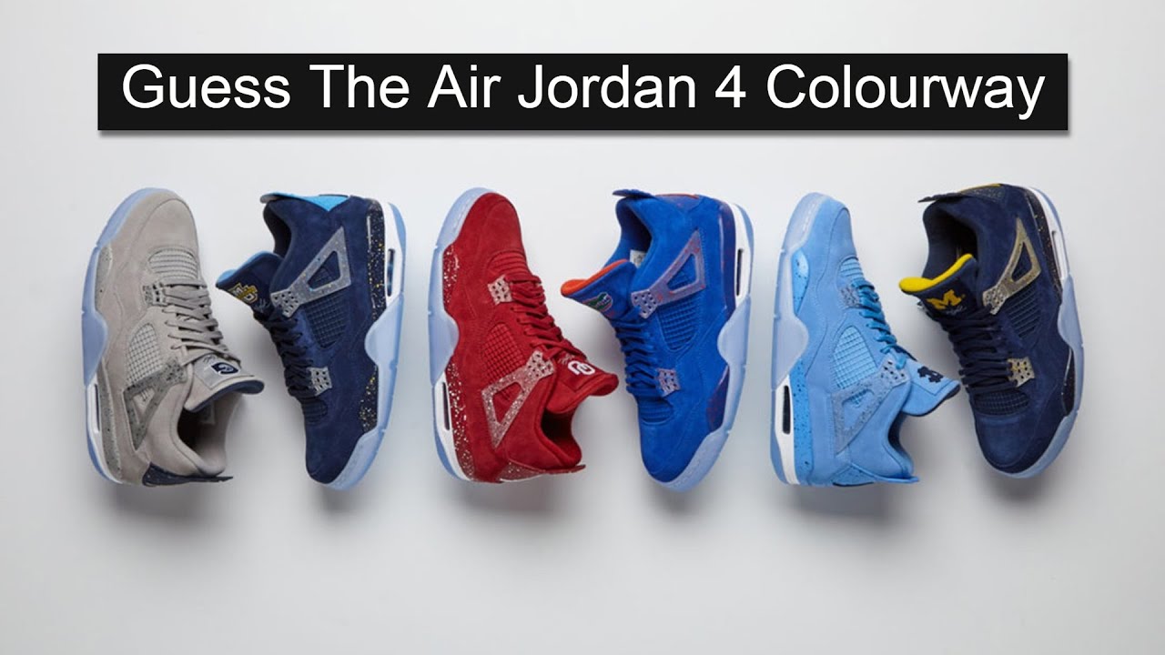 Guess The Air Jordan 4 Colourway! QUIZ - YouTube