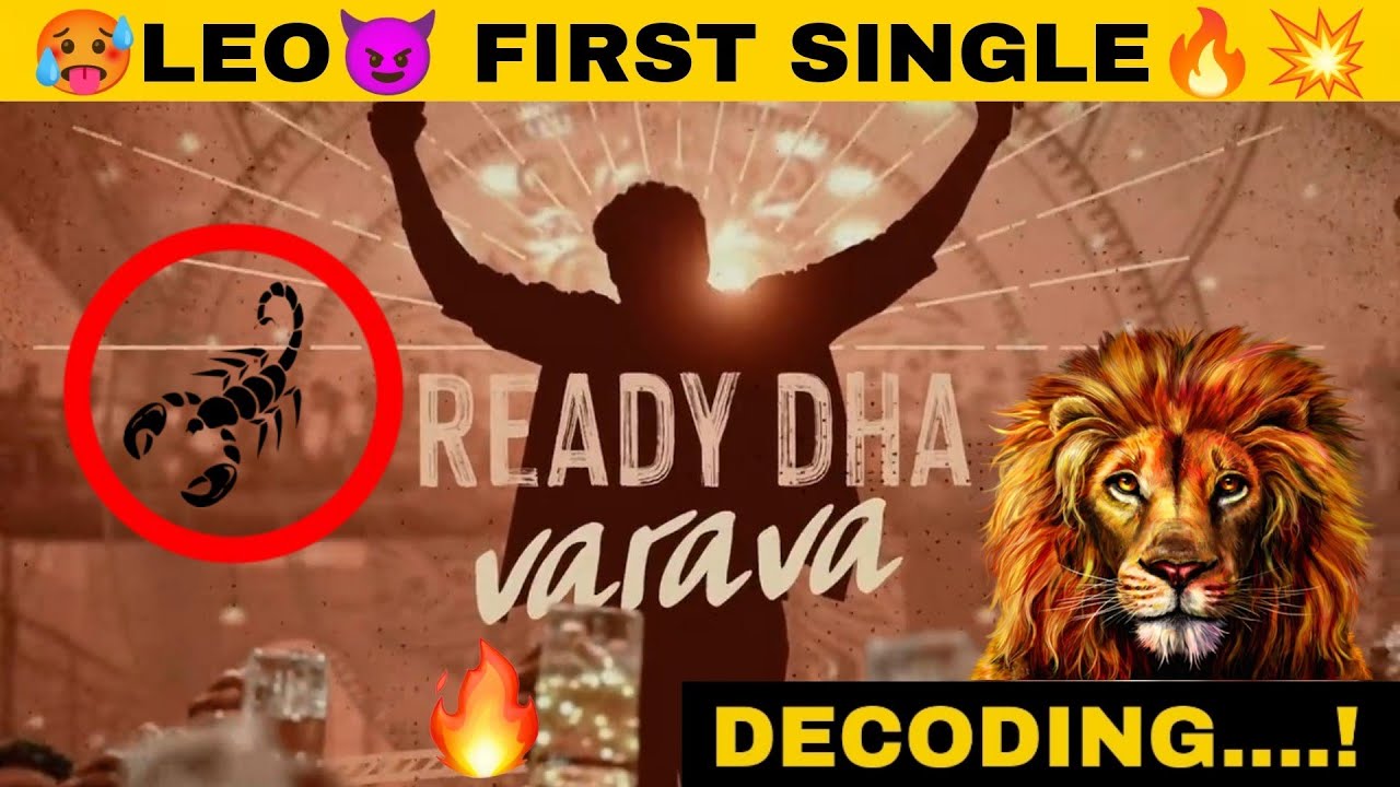 Leo - First Single Promo🔥||Hidden Details||leo vs Rolex||Vijay||Trisha ...