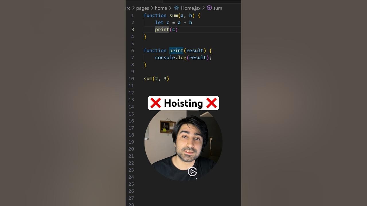 What Is Hoisting Programming Javascript Youtube