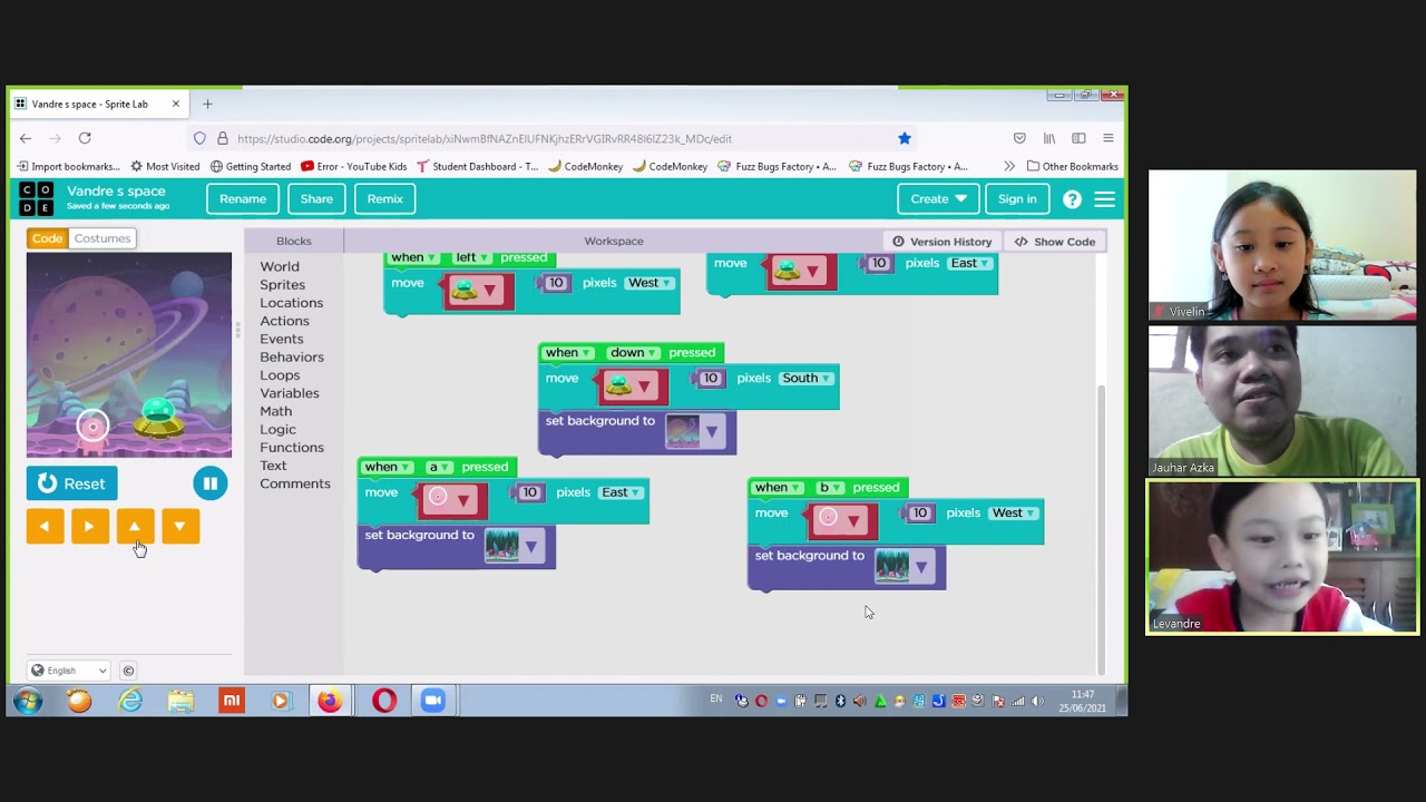 Holiday Program 2021 Coding Exploration - Vandre - YouTube