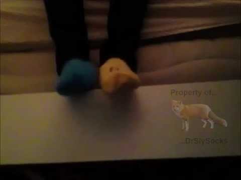 Jenny's Toe Wiggling in Mismatched Socks 01 - YouTube