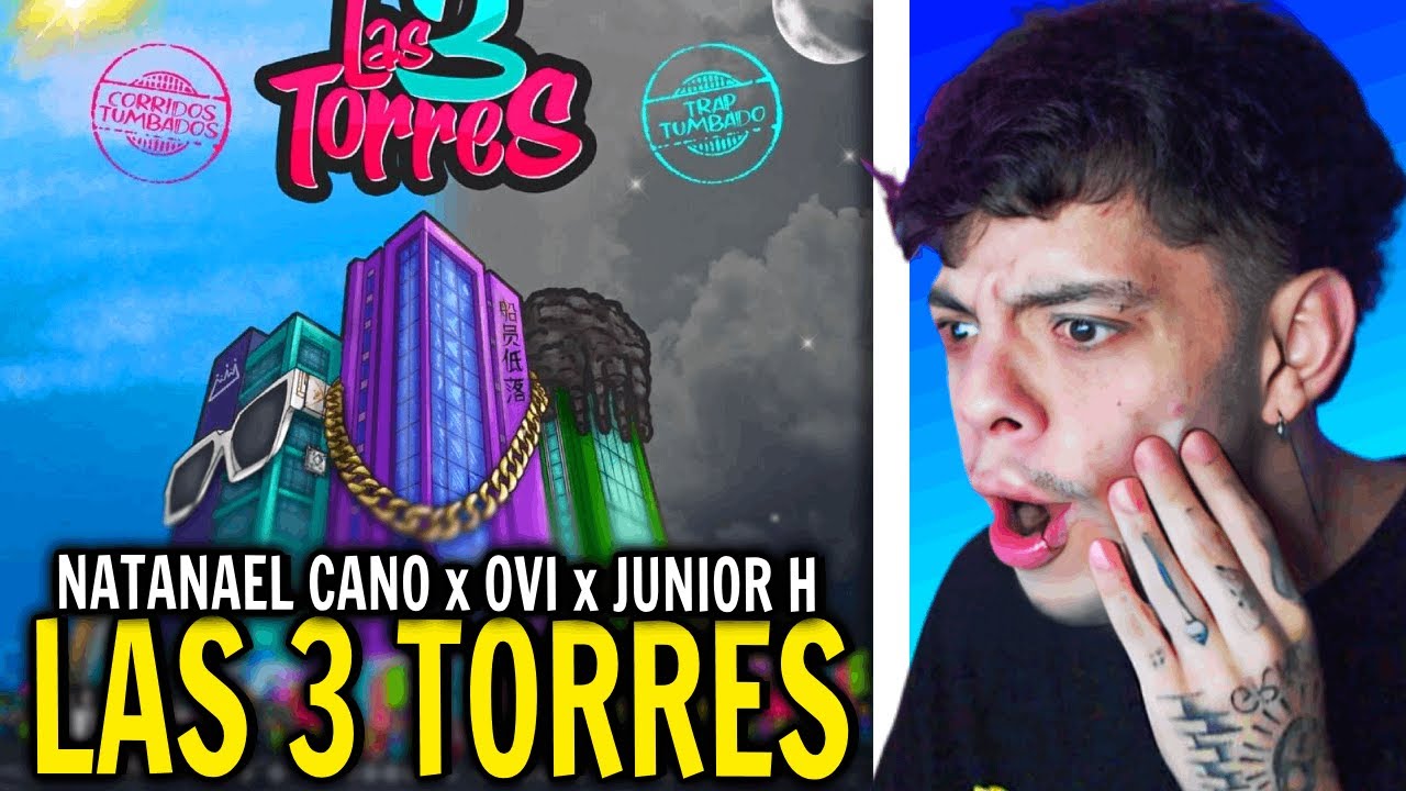 (REACCIÓN) Natanael Cano x Ovi x Junior H - Las 3 Torres [Official ...