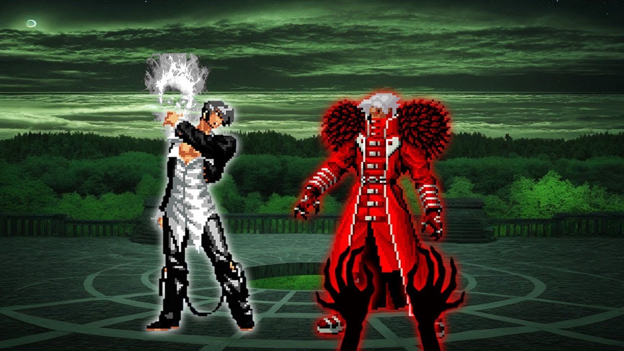 [KOF MUGEN] Red Flame Team VS White Flame Team - YouTube